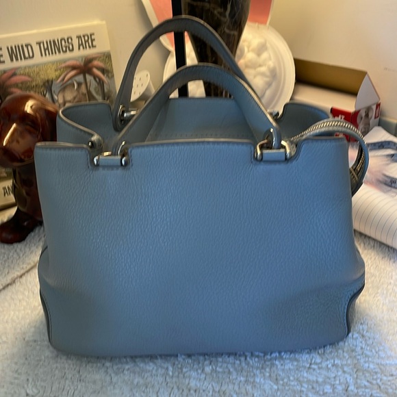 MICHAEL Michael Kors | Bags | Used Michael Kors Ice Blue Handbag Purse ...